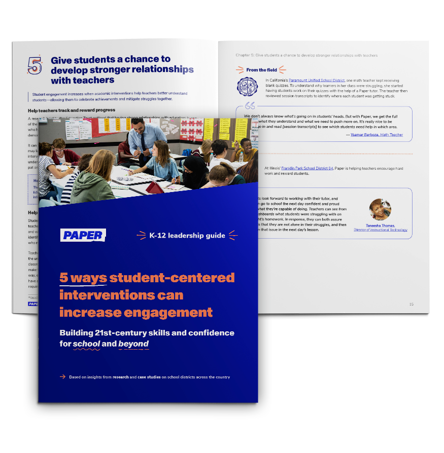 Ebook 5 ways student-centered interventions can increase engagement
