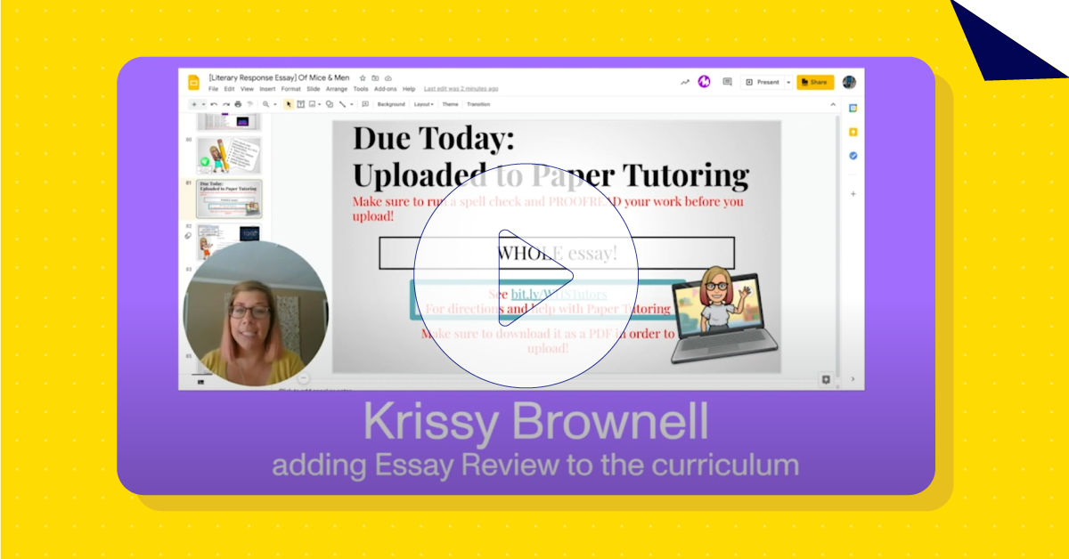Personalized Learning Support | Paper for Teachers