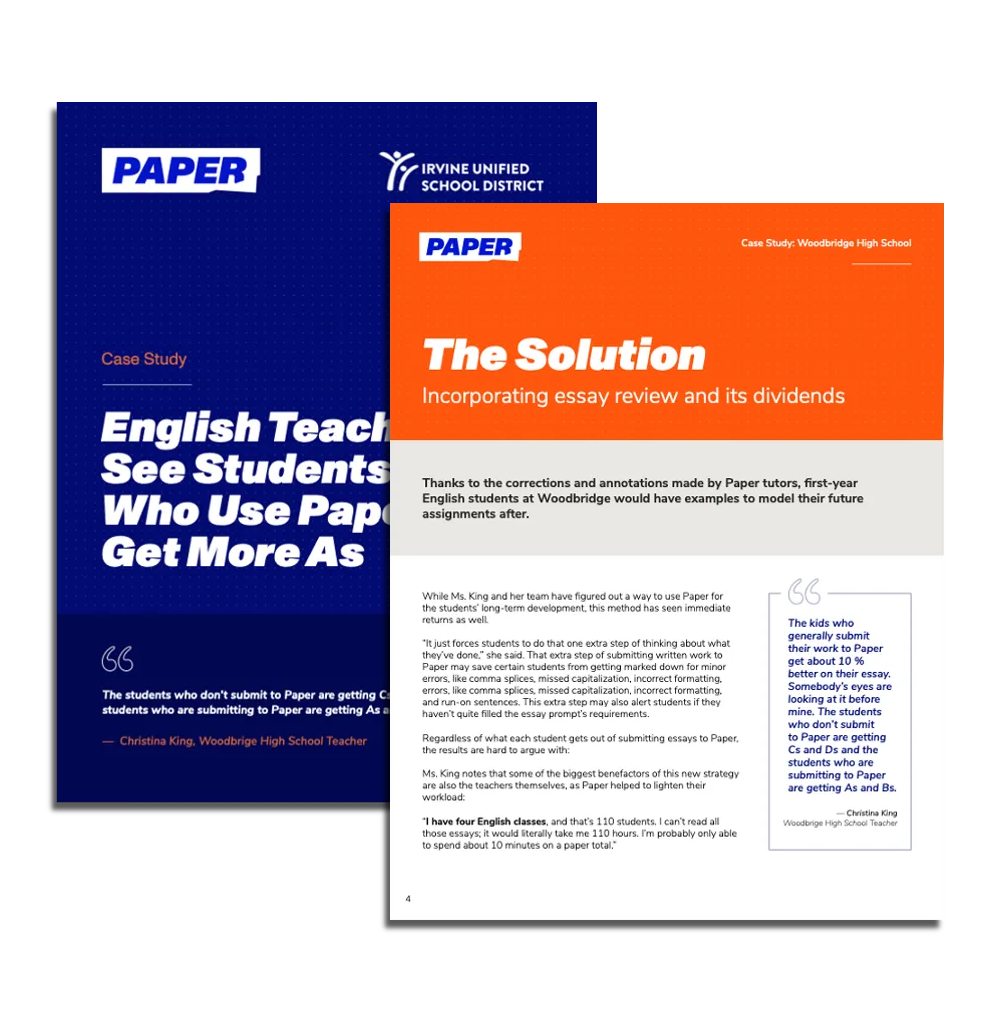 English Teachers See Student Receive More As Paper